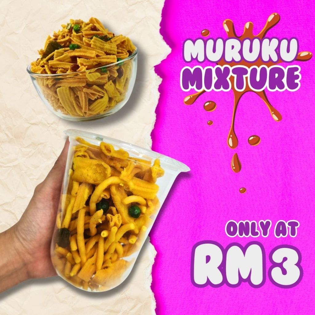 RM3 Doorgift Muruku Mixture Bombay Mixture Chennai Mixture Snack Foods ...