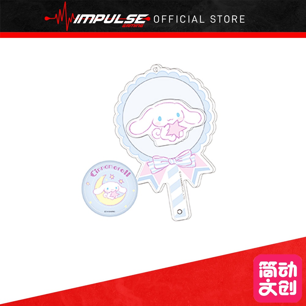 Jandoon Sanrio Characters Shake Badge Storage Box - Lollipop Series ...