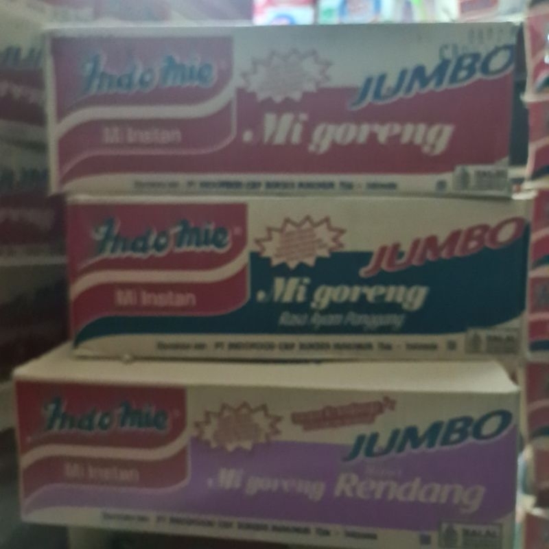 Jumbo Fried Indomie Various Flavors Price Perdus contains 24 boxes ...