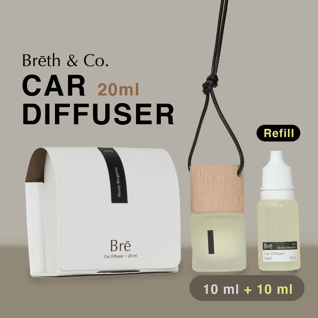 Breth & Co Luxury Car Perfume l Air Diffuser - 20ML (10ml FREE 10ml ...