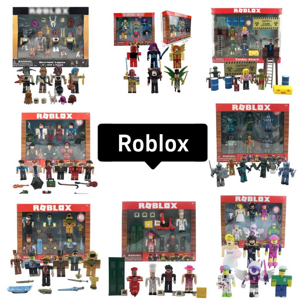 Roblox Figure Miniature Set Block Minecraft Survival Game Collection ...