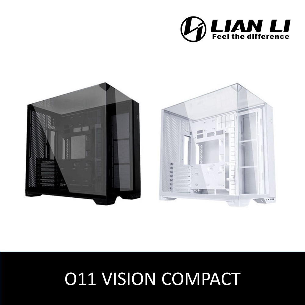 LIAN LI O11 VISION COMPACT CASING ( BLACK / WHITE ) | Shopee Singapore
