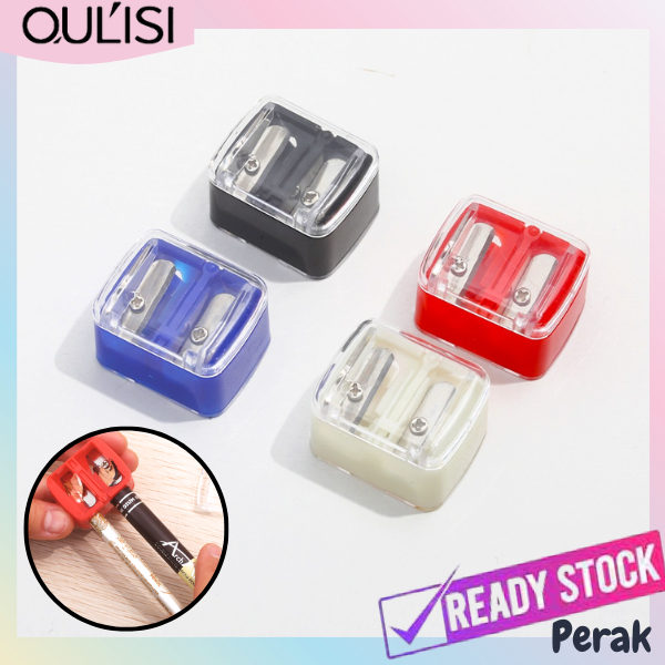 OULISI 8pcs Cosmetic Sharpener Double Hole 2in1 With Cover Premium ...