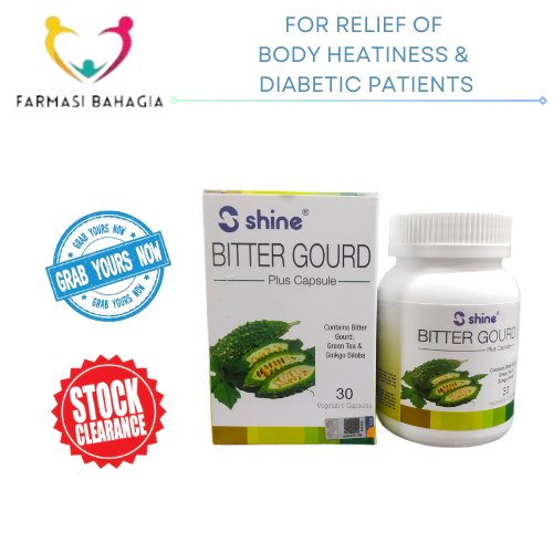 [ Exp 7/2025 ] SHINE BITTER GOURD CAPSULE 30'S - For Reducing Body ...