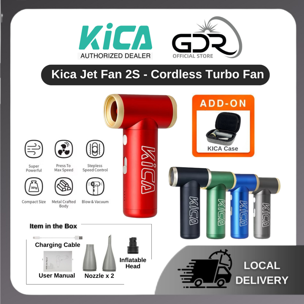 [New Version] KICA Jet Fan 2S/Jet Fan 2 - Jetfan Compressed Air Duster ...