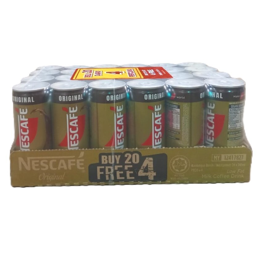 Nescafe Air Tin/ Can 240mlx24tin/carton expire 01/2026 | Shopee Singapore