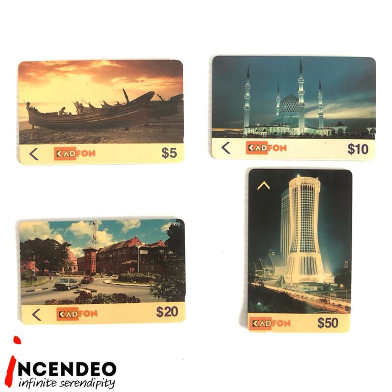 Telekom KadFon Collectibles Telephone Card Set 6 (4 Cards) | Shopee ...