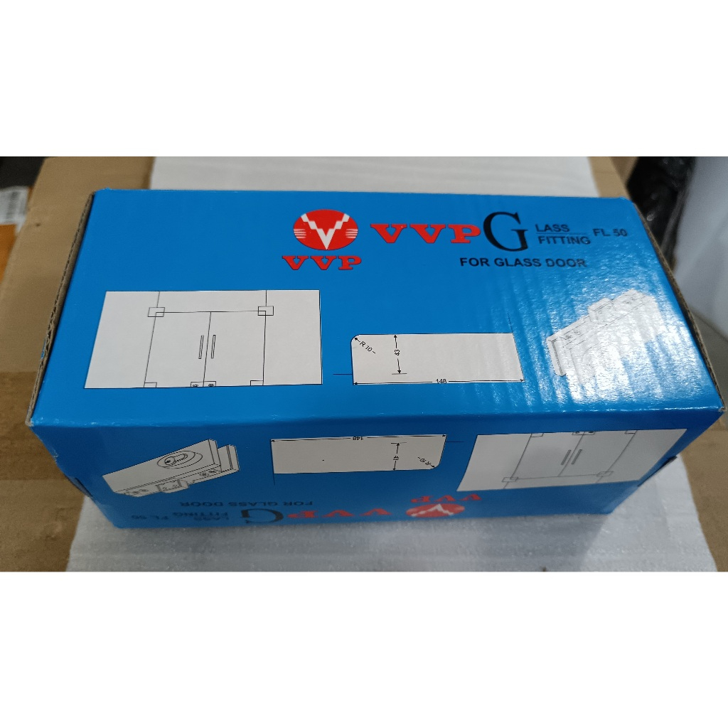 FL50 VVP Patch Lock Bottom Lock Glass Door Lock VVP Kunci Pintu Kaca 玻璃门锁VVP Glass Lock Patch ...