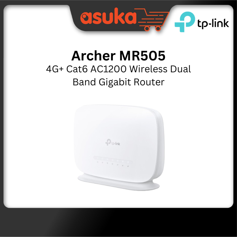 TP-Link Archer MR505 AC1200 4G LTE Advanced Cat6 Gigabit Router ...