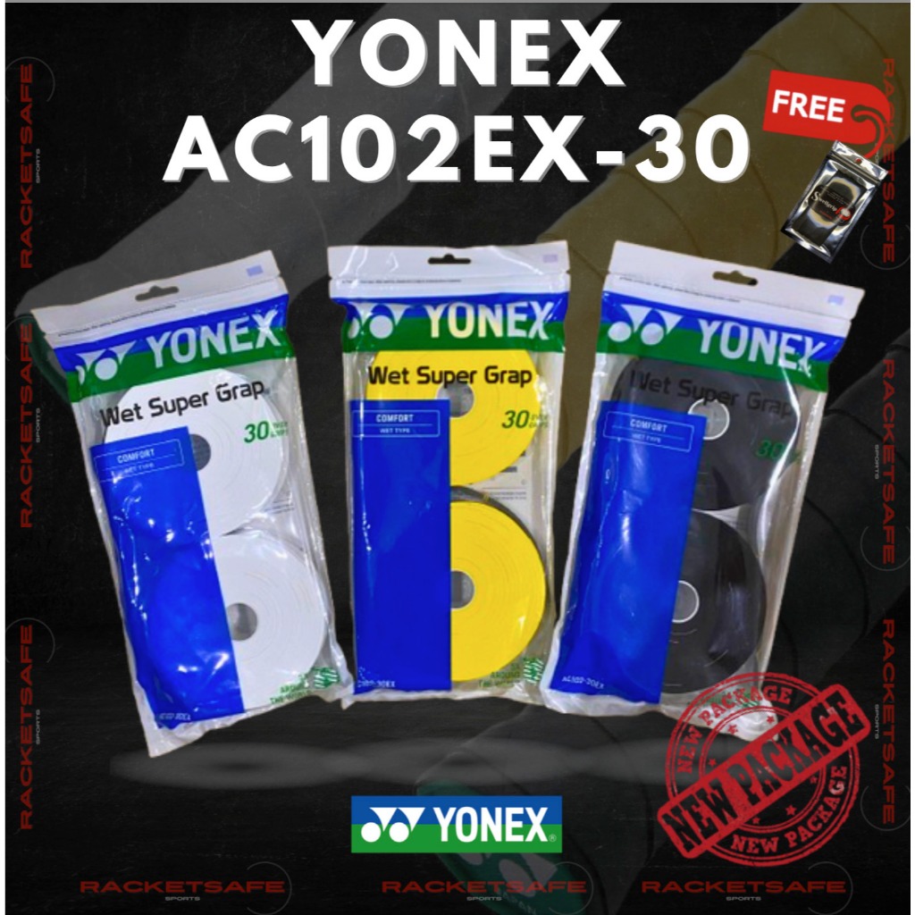 YONEX Overgrip AC102 EX-30 Original-grip badminton-yonex overgrip-yonex ...