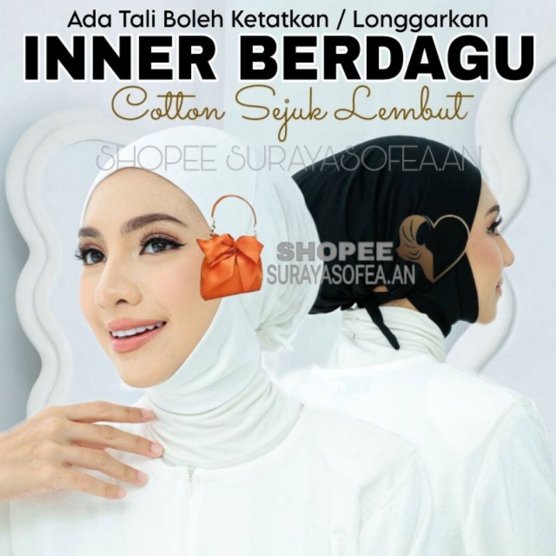 Inner Chin Cotton Cool Rubber Strap / Inner Lapik Chin Muslimah / Inner ...