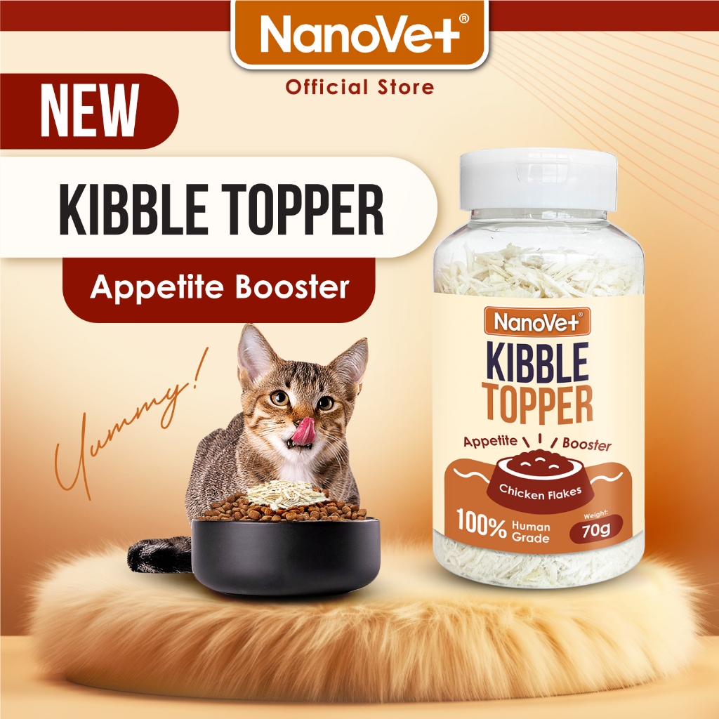 Nanovet Kibble Topper Appetite Booster For Cat And Dog (70g) | Shopee ...
