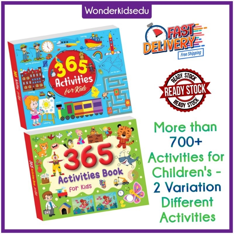 365 Activities Books for Kids | Preschool | Activity Book | Busy Book ...