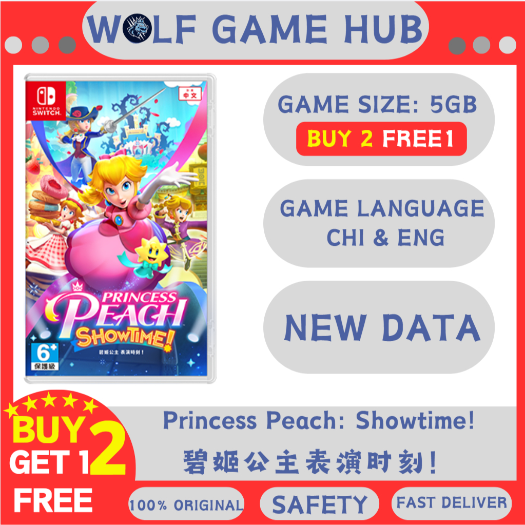 Princess Peach: Showtime! BUY 2 FREE 1 (Nintendo switch) Digital Game ...