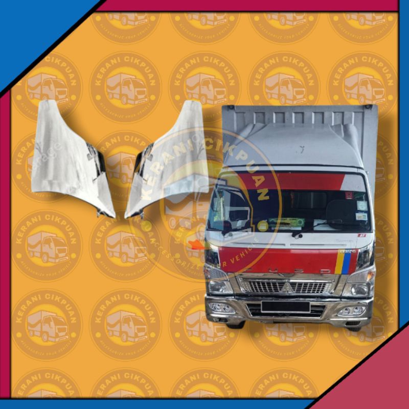 Corner Panel Chrome (pipi) Mitsubishi Fuso Fe71 Fe83 Fe85 Fuso001 ...