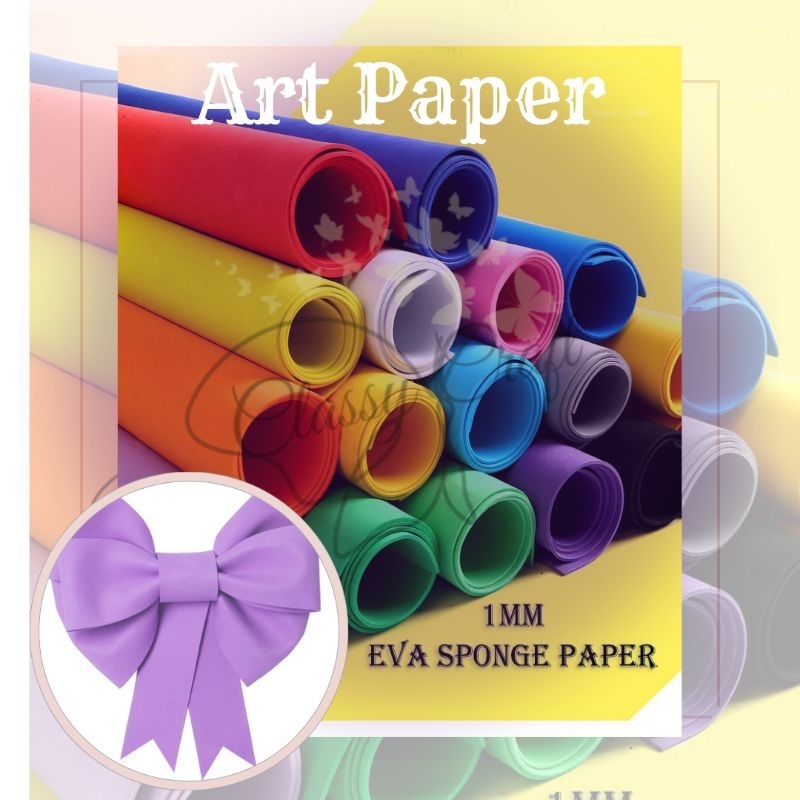 1mm Eva Foam Sheet Art Sponge Paper 50cm x 50cm | Shopee Singapore
