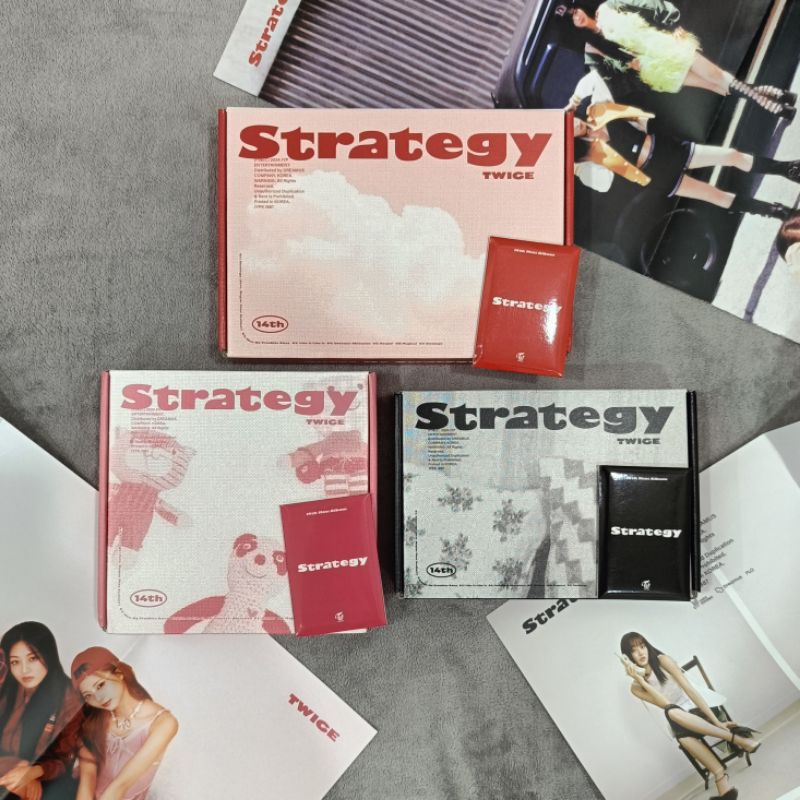 TWICE - 14th Mini Album [STRATEGY] Standard Album Inclusions | Shopee ...