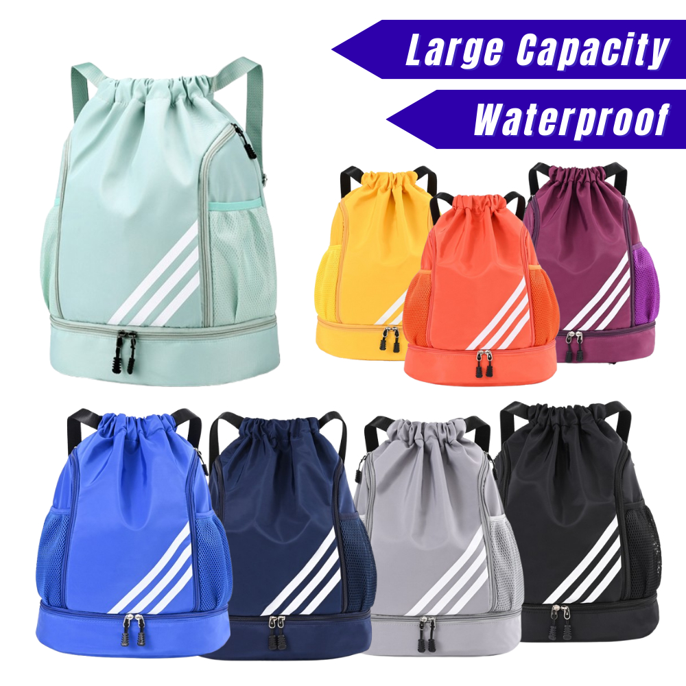 Basketball Drawstring Sport Bag, Football Gym Gymsack Shoulders Beg ...