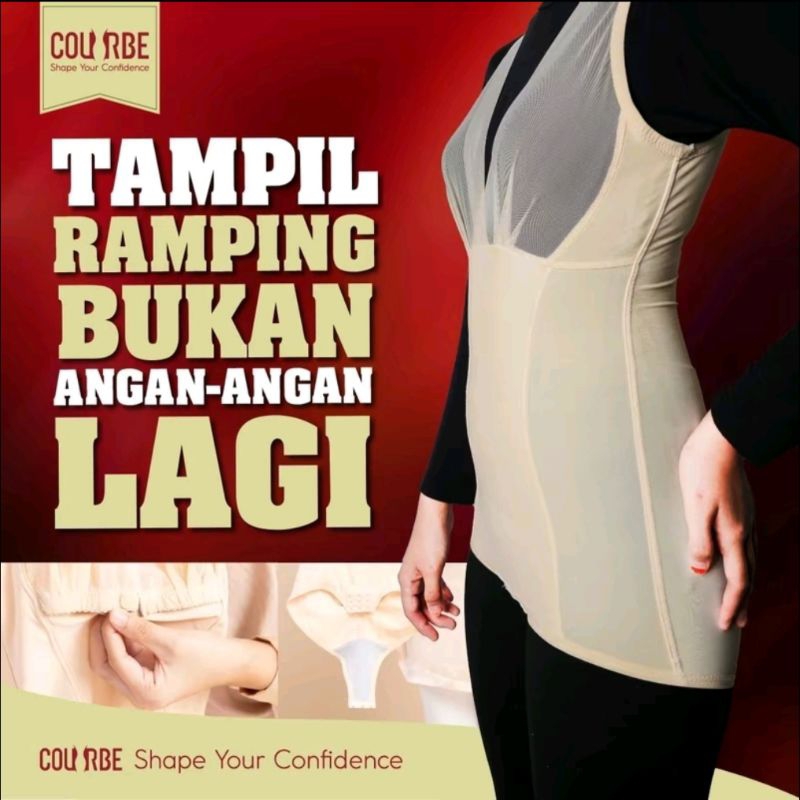 Courtbe PREMIUM CORSET BODY SHAPER COMFORTABLE CORSETS WITHOUT BONES ...