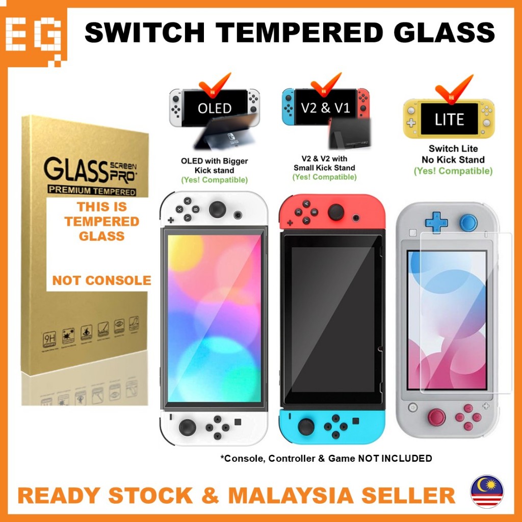 Nintendo Switch OLED / Tempered Glass Switch Lite 9H HD Clear High ...