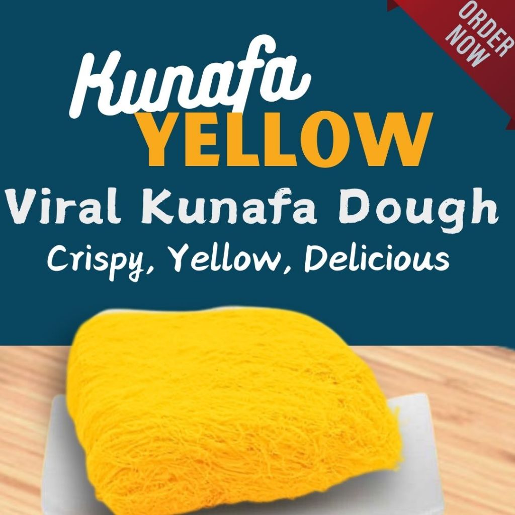 Soft & Crispy Yellow Kunafa Dough 500g - 1Kg - Perfect Layers | Shopee ...