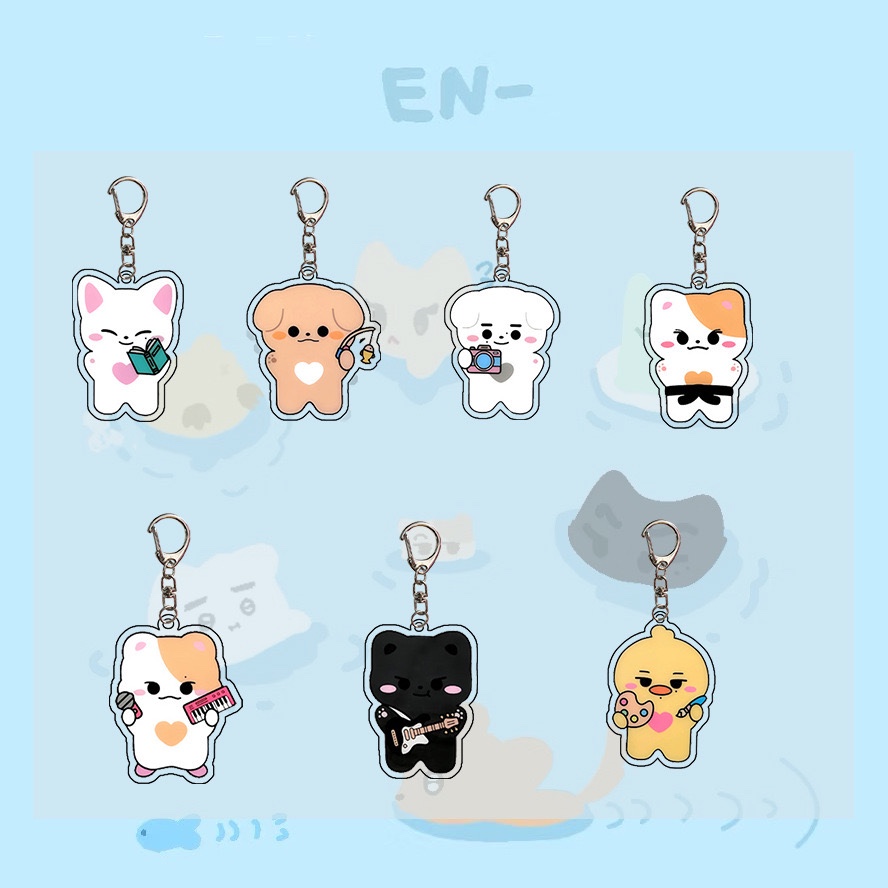 ENHYPEN CARTOON CHARACTER KEYCHAIN | Shopee Singapore