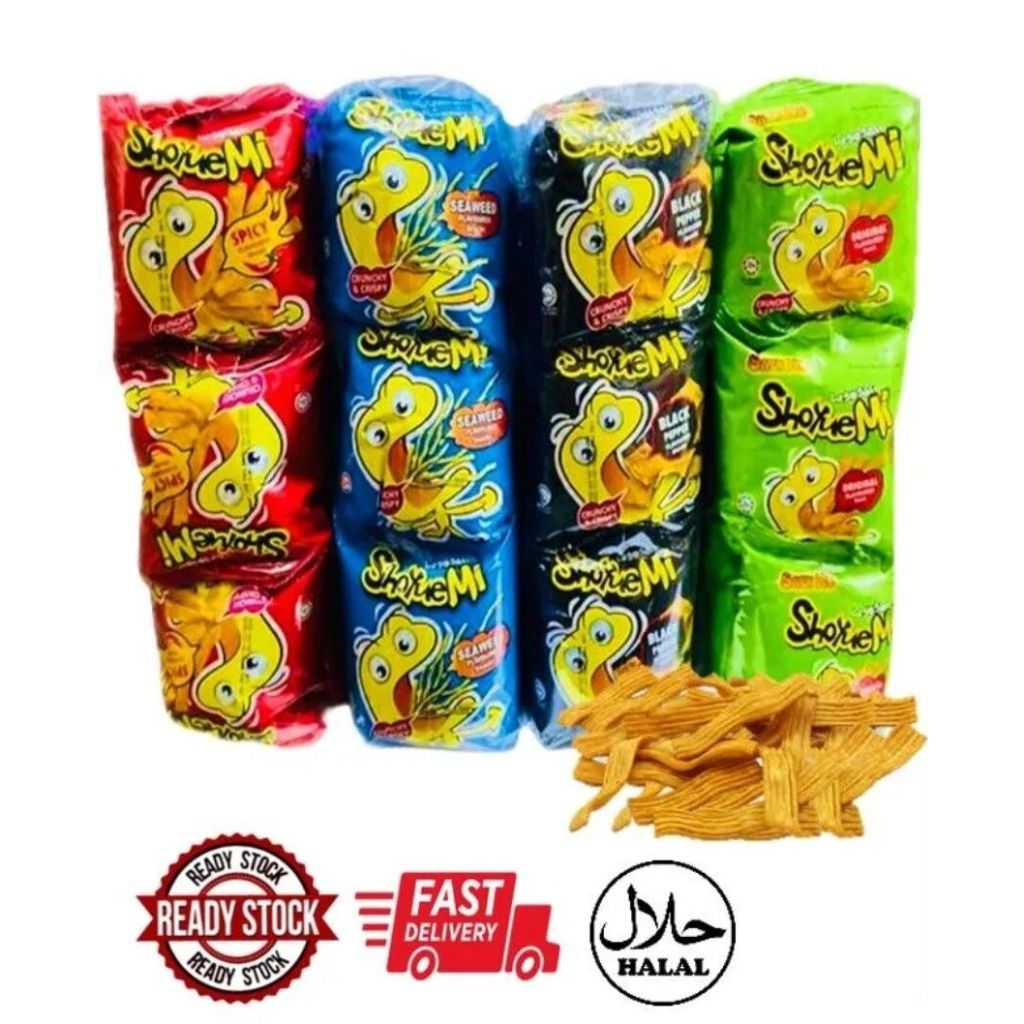 Snek Ku ShoyueMi Japanese Noodles Series Snack - Seaweed (14g x 30's ...