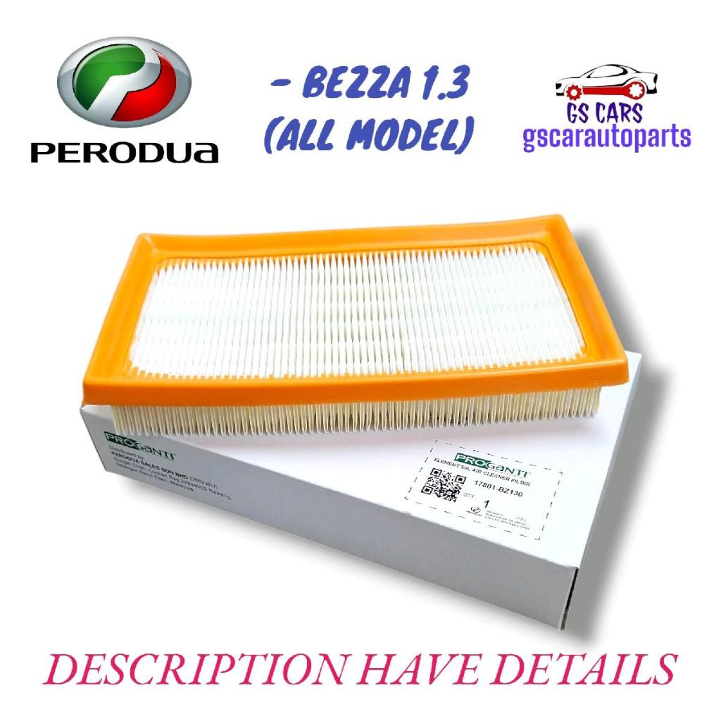 Perodua Bezza 1.3 All Model Engine Air Filter Daihatsu 17801-BZ130 ...