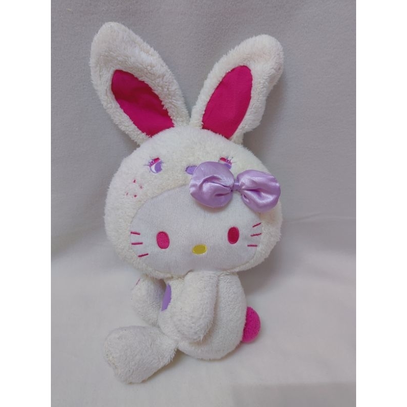 Authentic Hello Kitty Colorful bunny Vintage Stuffed toy limited ...