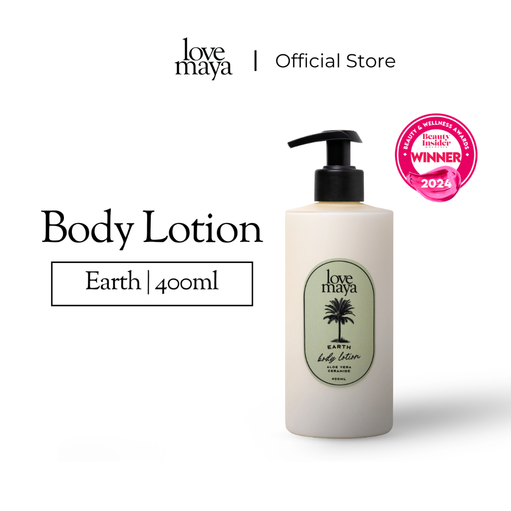 Love Maya Earth Body Lotion 400ml | Shopee Singapore