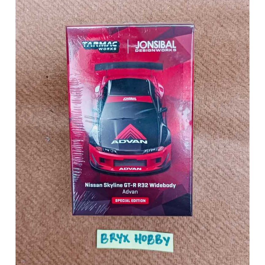 Tarmac Works Global64 Nissan GT-R R32 Advan Widebody Jonsibal 2024 JCCS ...