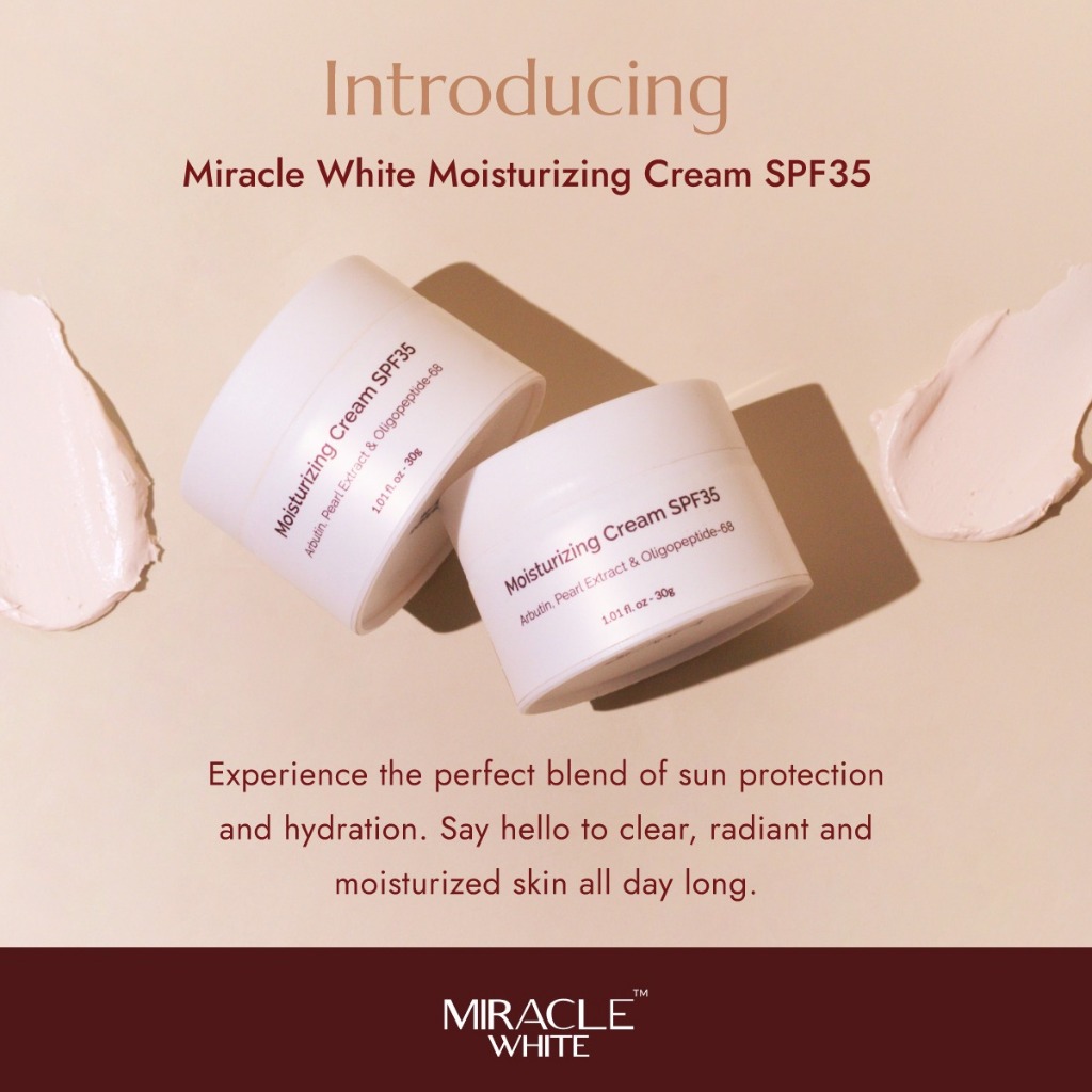 MIRACLE WHITE MOISTURIZING CREAM SPF 35 (Direct from HQ) | Shopee Singapore