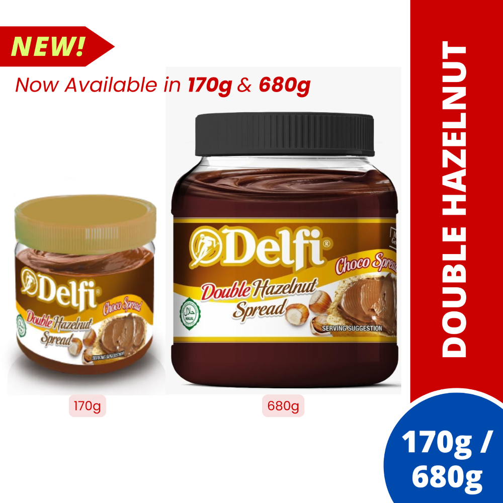 Delfi Choco Spread 350g/680g/170g - Hazelnut Milk/Choco Hazelnut & Milk ...