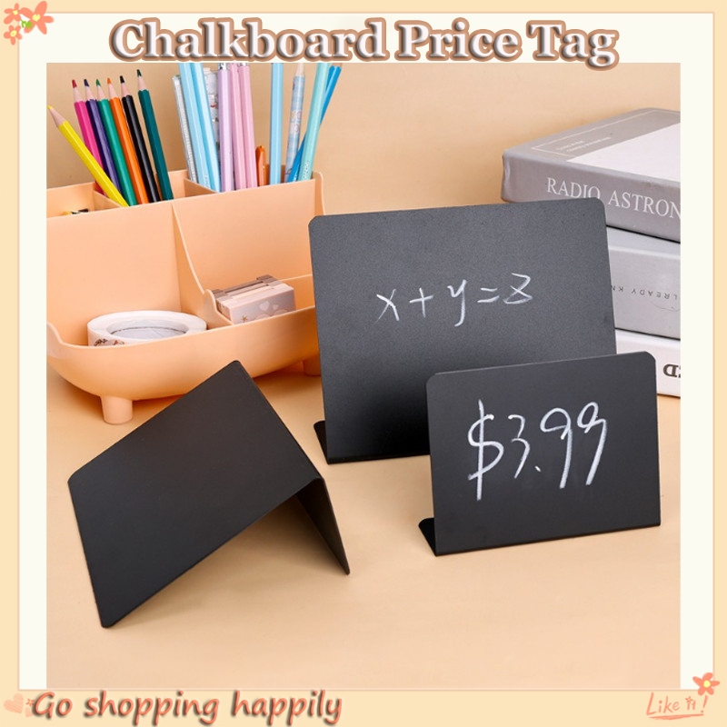 10PCS Mini Chalkboard Price Tag Buffet Food Label Rewritable ...