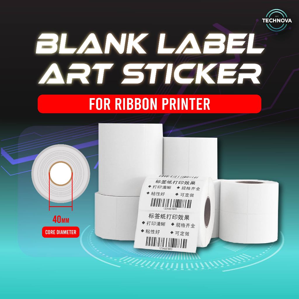 Art Paper / Blank Label / Art Sticker / Thermal Transfer Label ...
