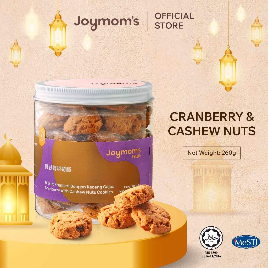 Joymom's CRANBERRY & CASHEW NUTS COOKIES - RAYA COOKIES Joymoms JMM ...