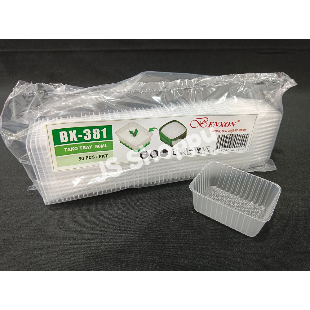 BX381 (50pcs±) Small Kuih Tako Container/Kuih Tepung Pelita Disposable ...