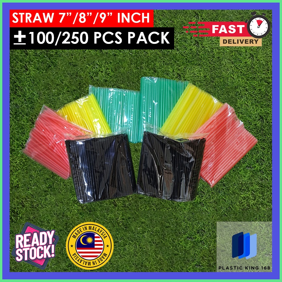 Straw 7"/8"/9" Pack Disposable Plastic Straw / Long short straw / 1 ...