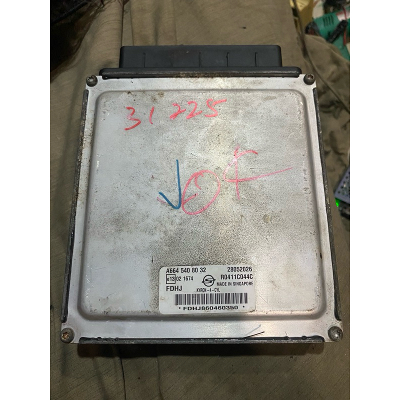 Ssangyong Kyron Engine Control Unit-Ecu A6645408032 R0411C044C Delphi 2 ...