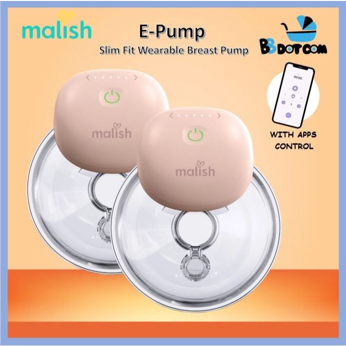 Malish E-Pump Slim Fit Wearable Handsfree Pump with App Control ...