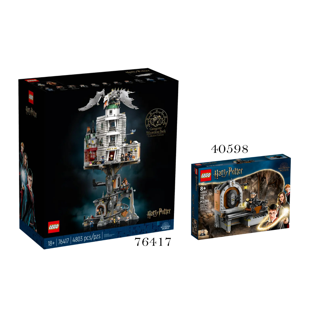Lego 76417 Gringotts Wizarding Bank + 40598 Gringotts Vault(Retired ...