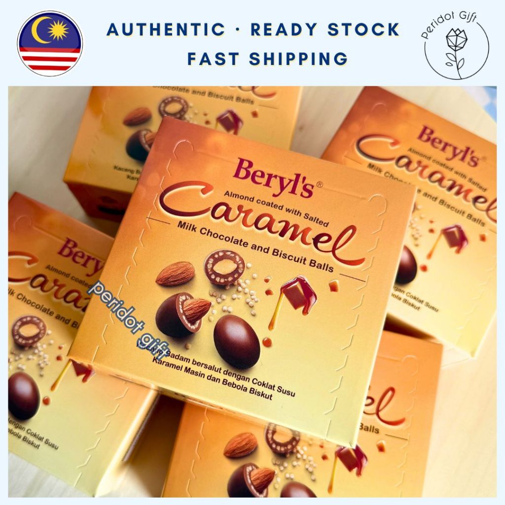 Beryl's Almond Coated With Salted Caramel Milk Chocolate & Biscuit ...