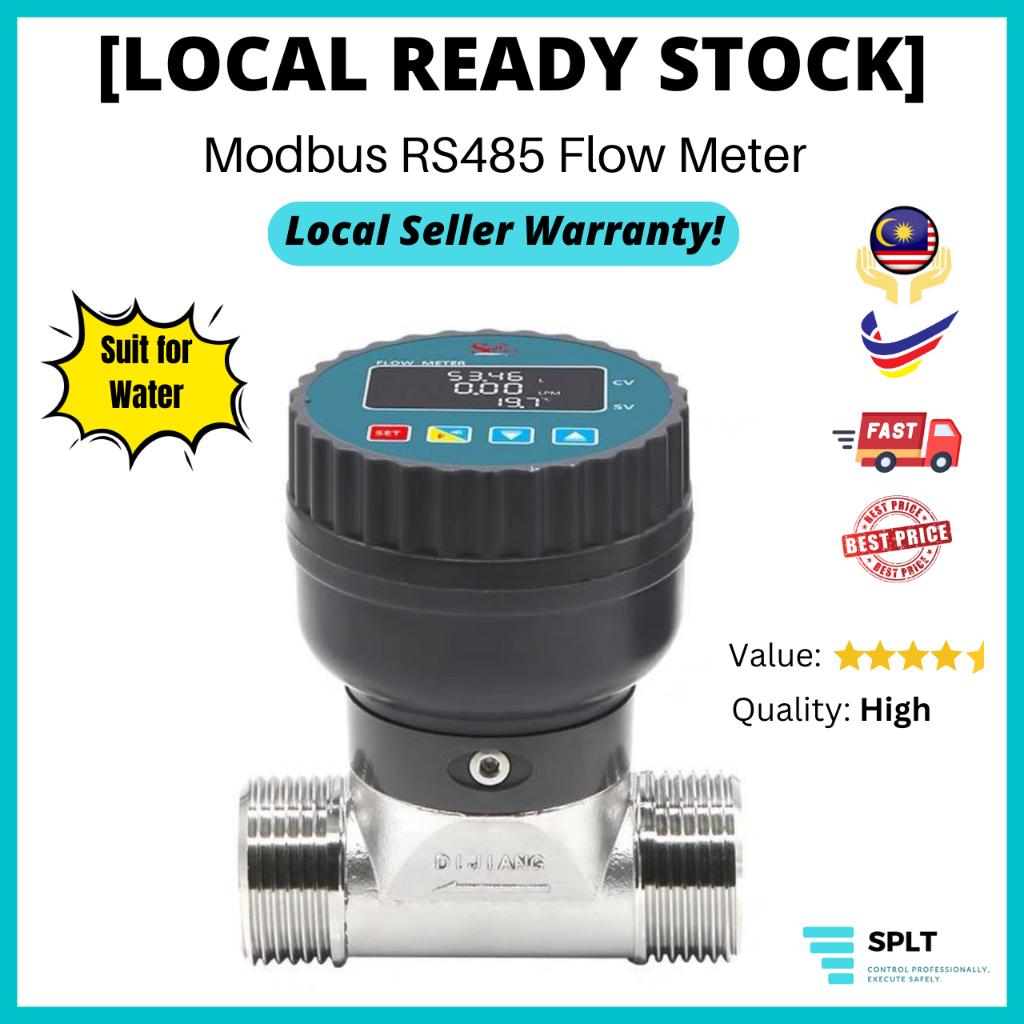 Flow Meter Sensor Stainless Steel 304 (Modbus RS485) for Waste Water ...