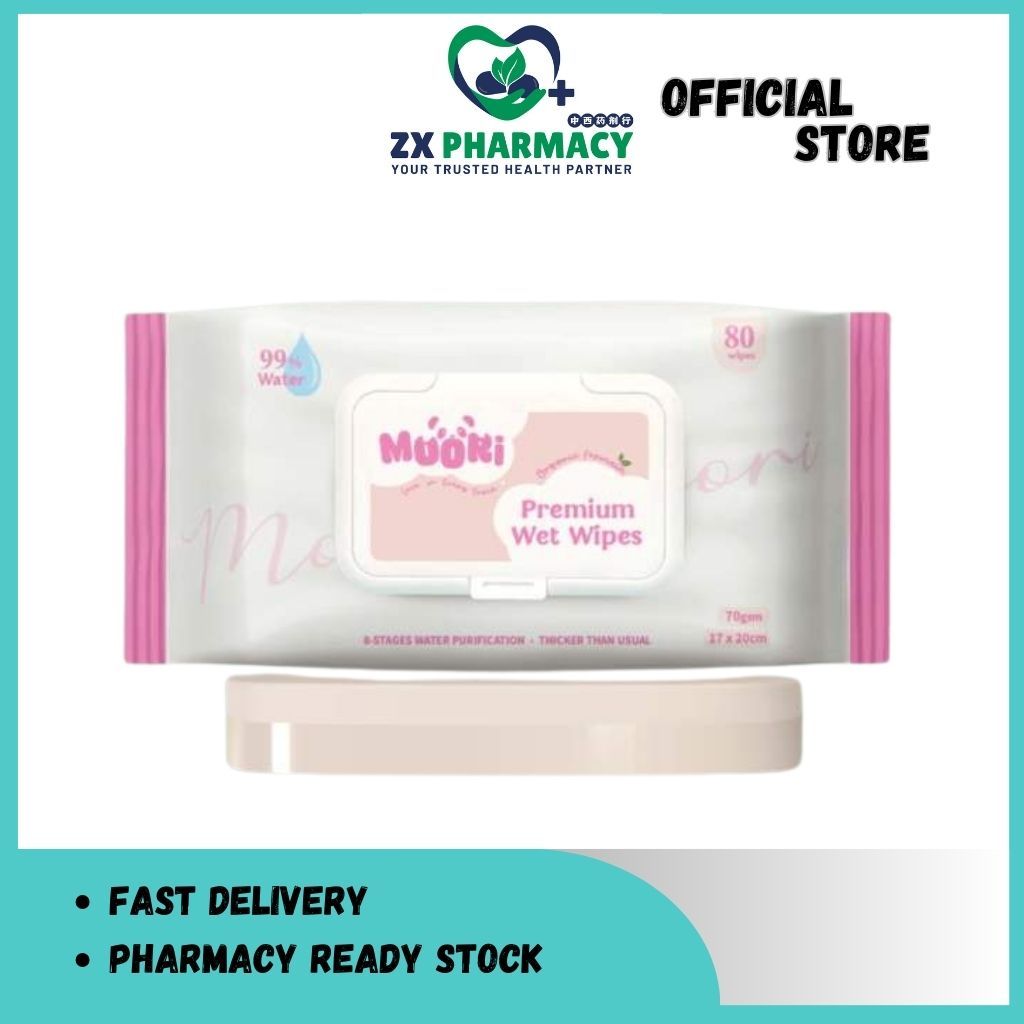 Moori Premium Wet Wipes – Organic Formula (80’s) | Shopee Singapore