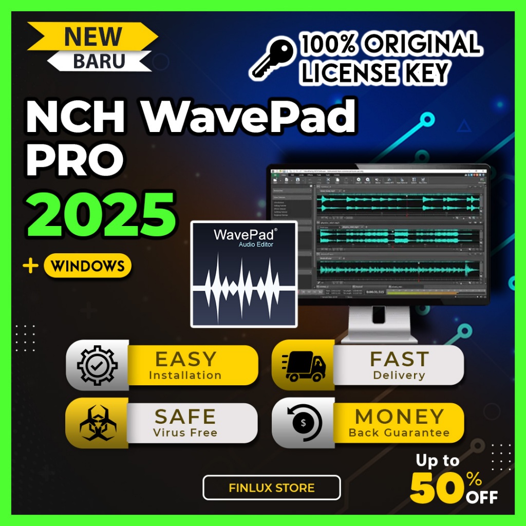NCH WavePad Sound Editor Masters Edition v20.16 Serial Key Latest 2025 ...