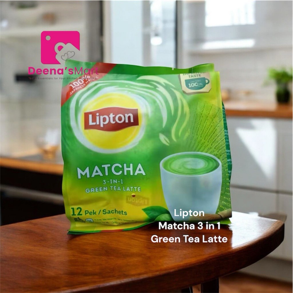 Lipton Matcha Green Tea Latte 3in1 – Teh Hijau Susu Berkrim | Instant ...