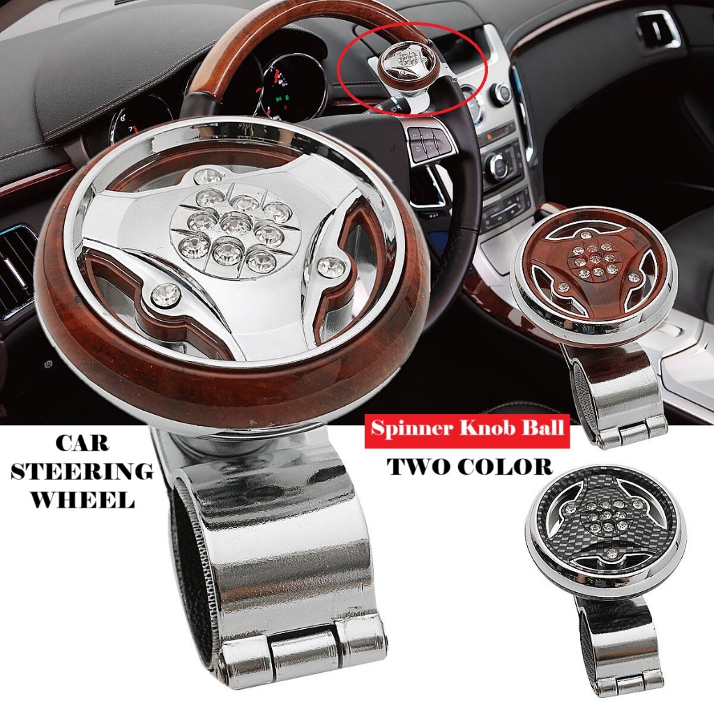 Car Steering Knob Wheel Spinner Ball Aid Power Handle Booster Assister ...
