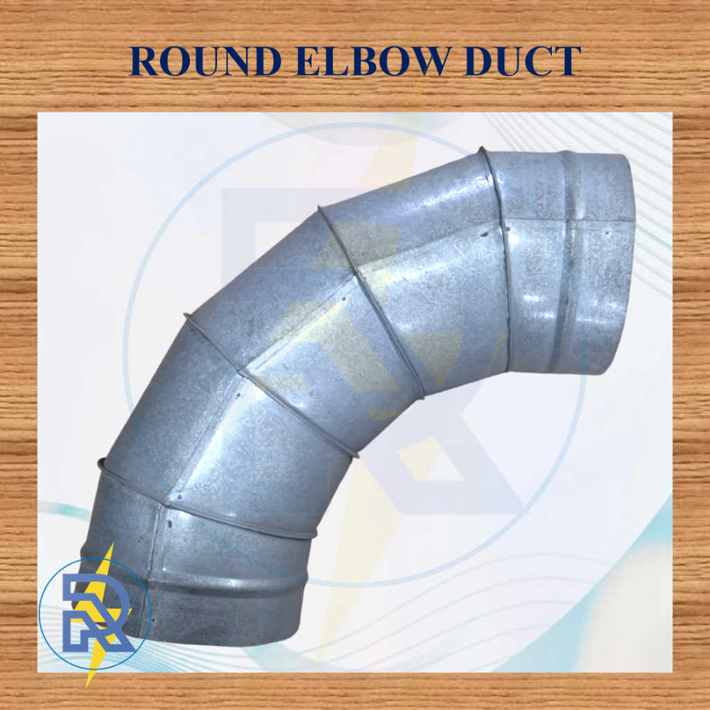 R-Electric GI Saluran Udara Bulat 90 Darjah / Ducting Round Elbow Duct ...