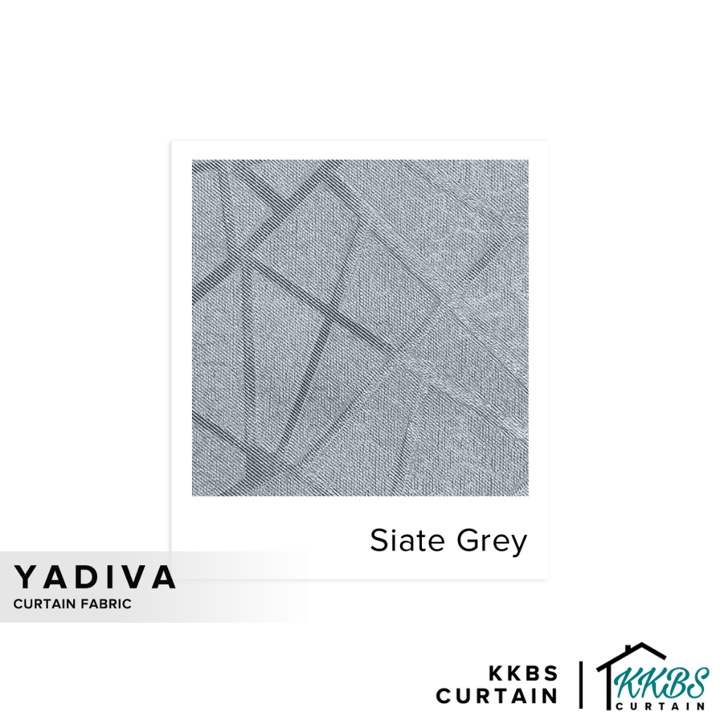 KKBS CURTAIN Yadiva 126" Kain Potong Meter (Yadiva Fabric 126" Cut by ...