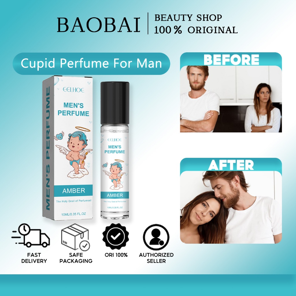 EELHOE Cupid Perfume For Man Lasting Light Fragrance Behind Wrist Ear ...